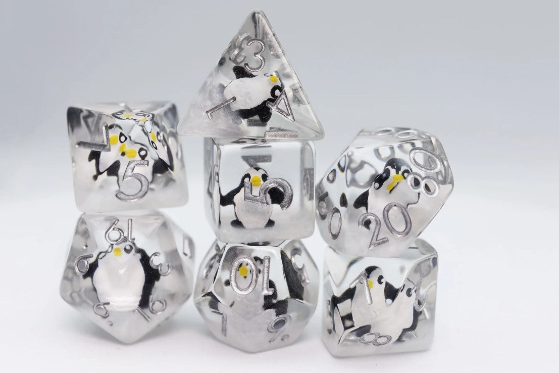 Baby Penguin Dice Set | EurekaPuzzles