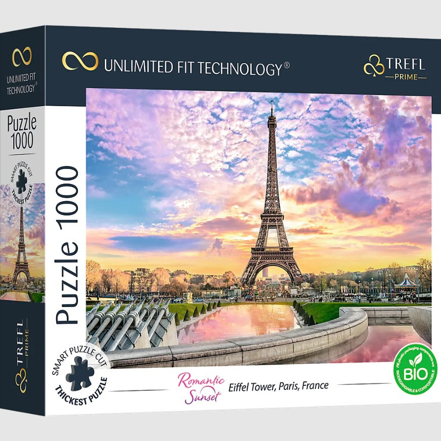 Romantic Sunset Eiffel Tower Jigsaw Puzzle - Trefl | EurekaPuzzles