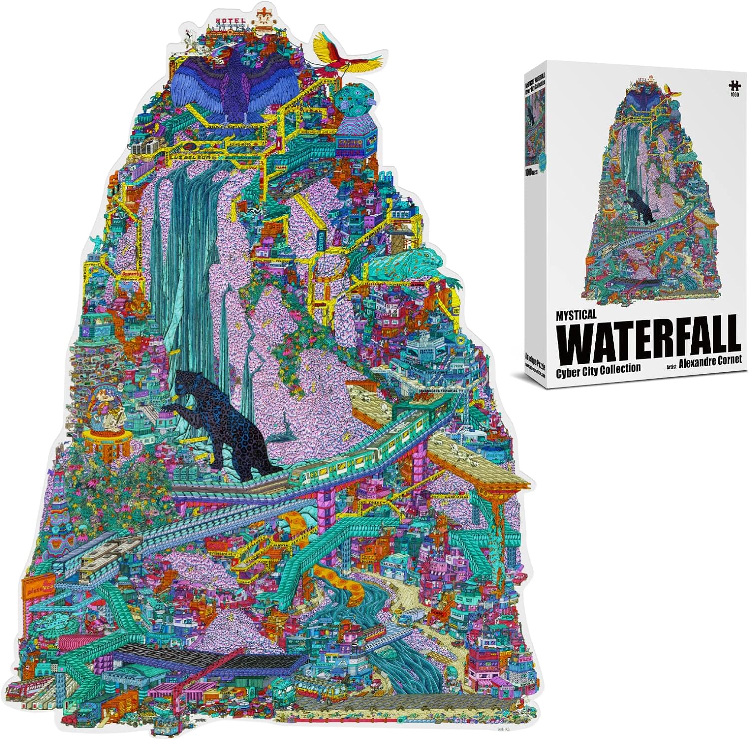 Mystical Waterfall Jigsaw Puzzle - Antalope Puzzles | EurekaPuzzles