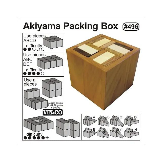 Akiyama Packing Box | EurekaPuzzles