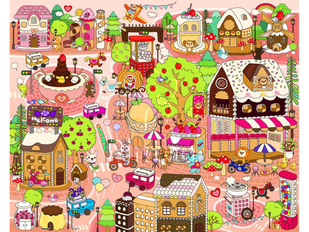 Candy Village 3+ | EurekaPuzzles