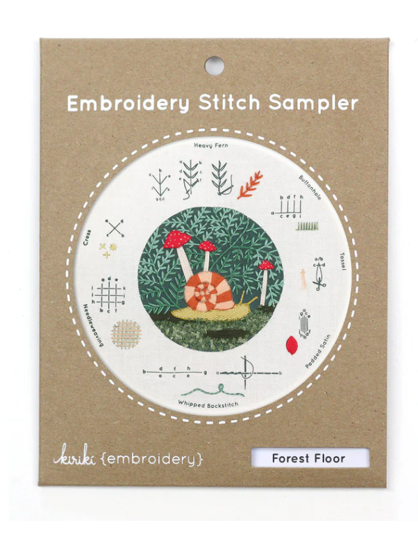 Forest Floor Embroidery Stitch | EurekaPuzzles