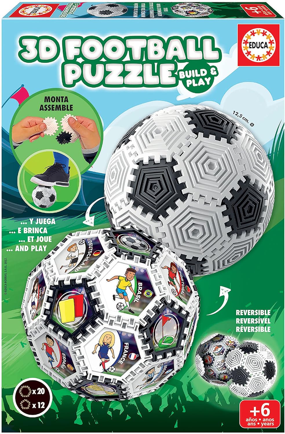3D Soccer Ball Puzzle | EurekaPuzzles