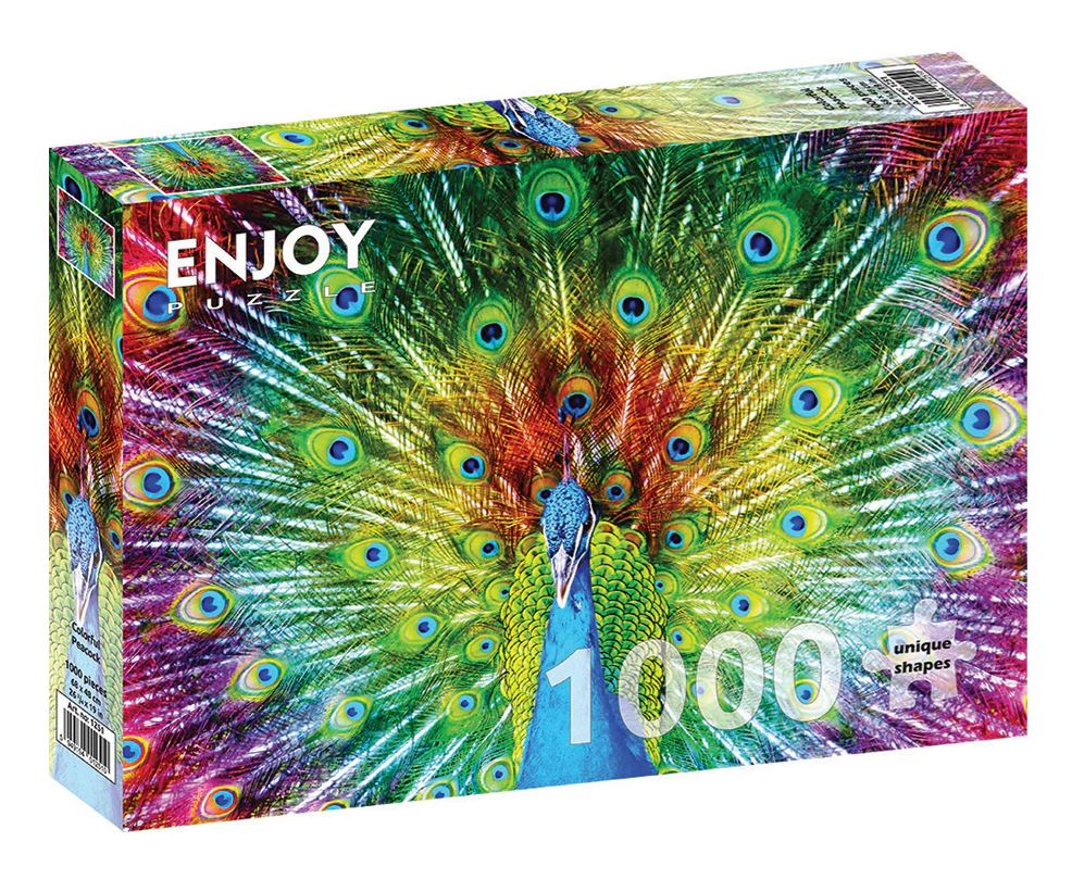 Colorful Peacock | EurekaPuzzles