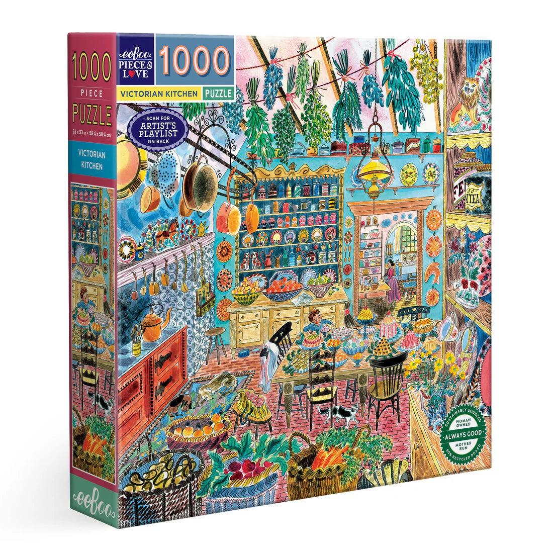 Victorian Kitchen - 1000 pc Jigsaw | EurekaPuzzles