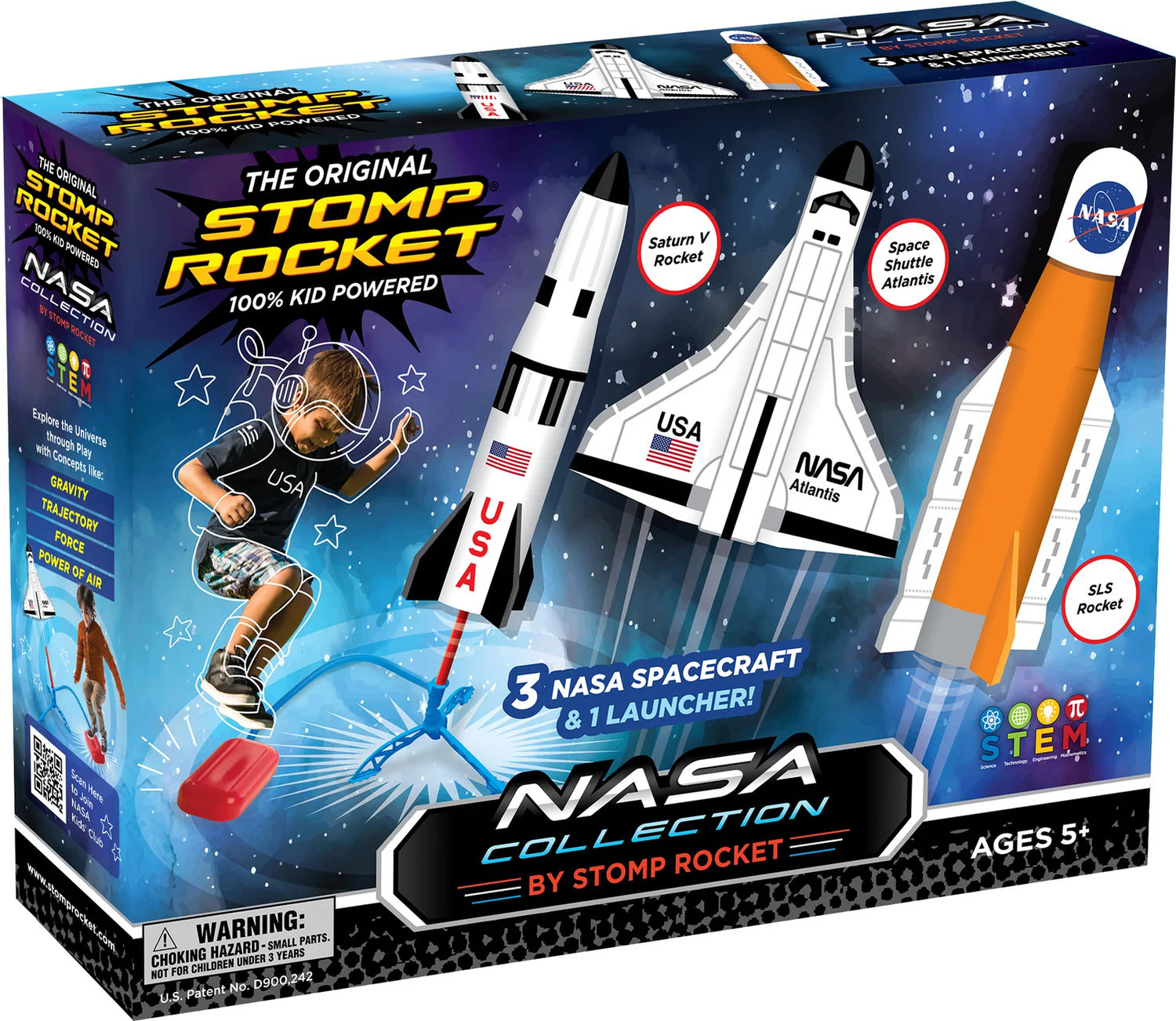 NASA Collection Stomp Rocket - Kid Powered Fun | EurekaPuzzles