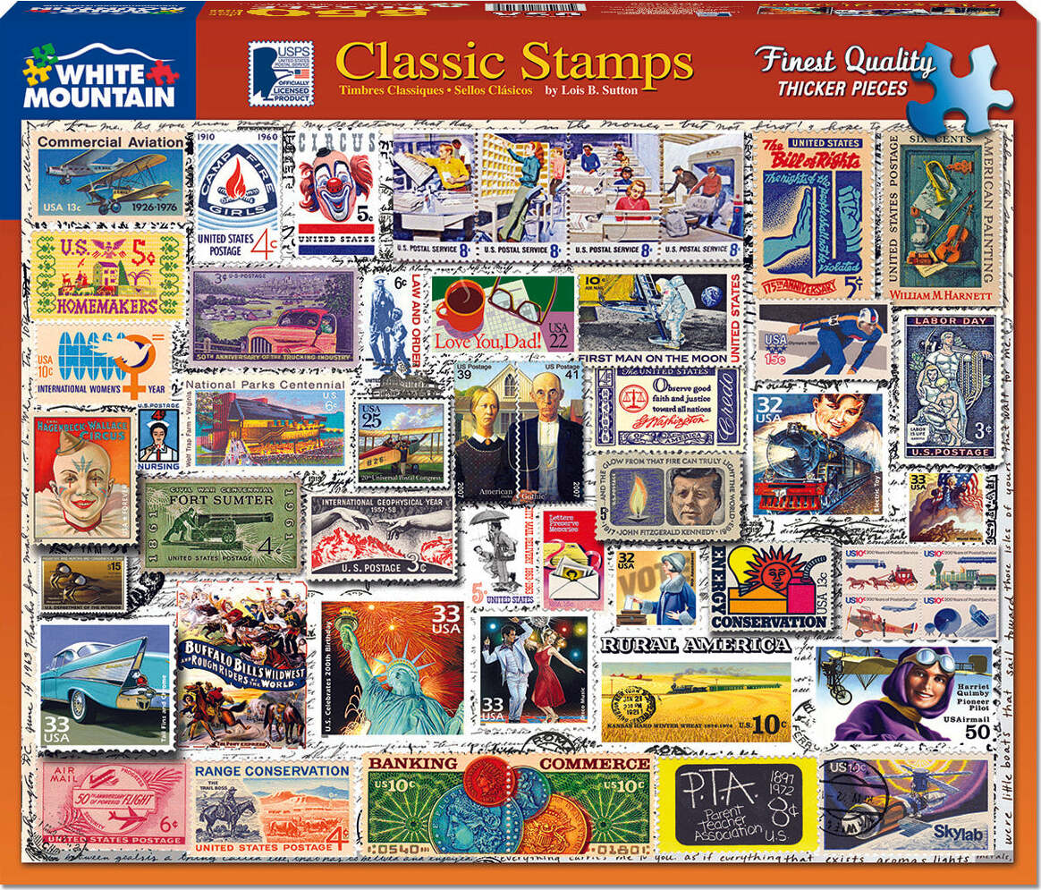 Classic Stamps Jigsaw Puzzle | EurekaPuzzles