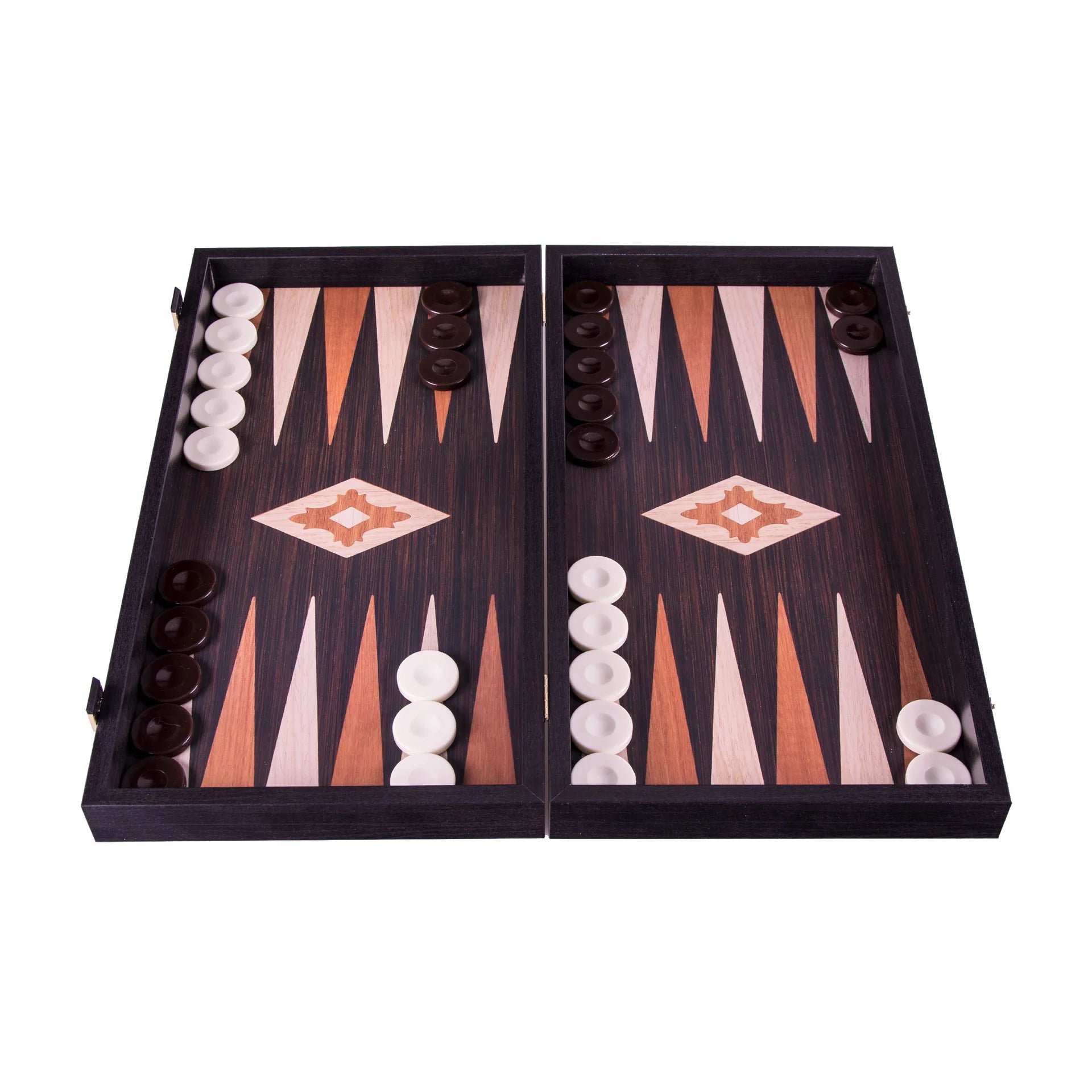 15in Wenge Replica Backgammon Set | EurekaPuzzles