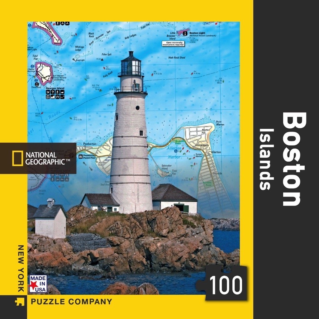 Boston Islands Mini Puzzle (100pc) | EurekaPuzzles