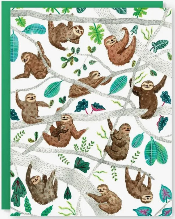 Sloth Squad Card | EurekaPuzzles