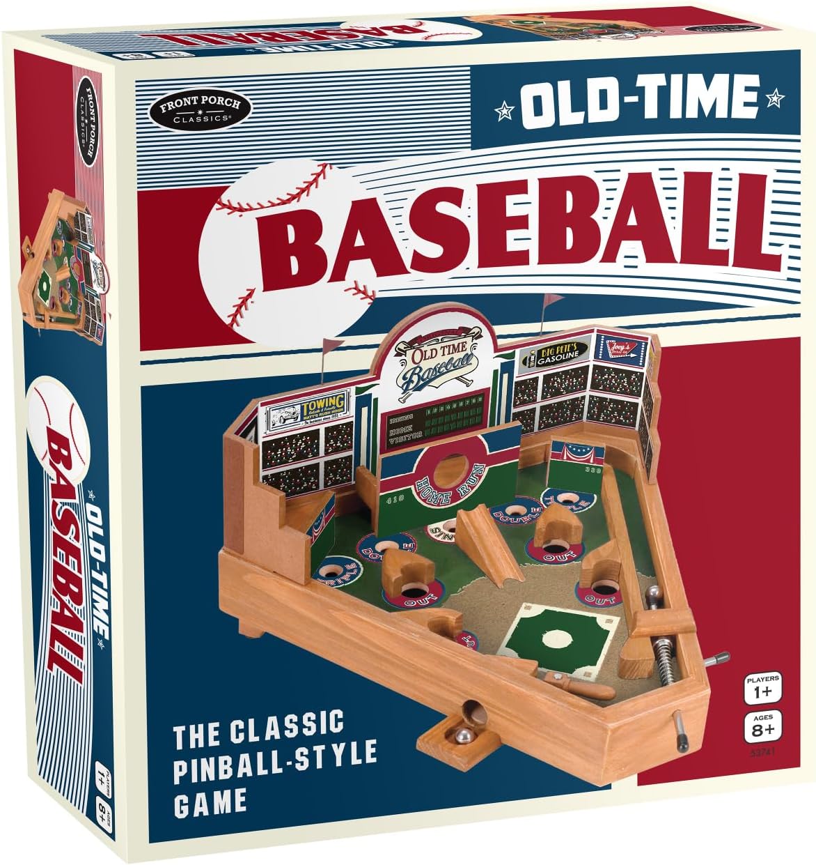 Vintage Baseball Pinball Game by Front Porch Classics | EurekaPuzzles