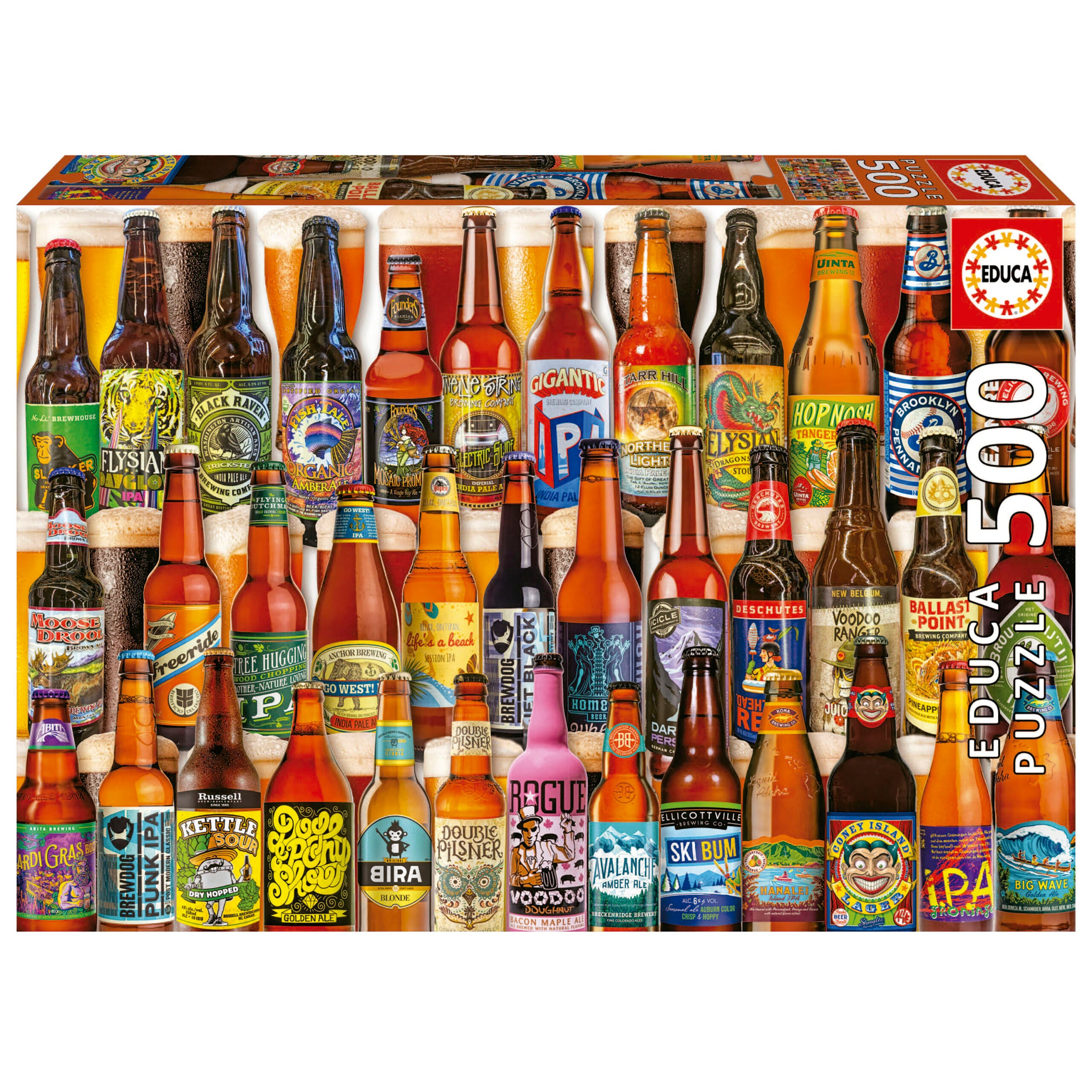 DRAFT BEERS 500-Piece Jigsaw Puzzle by Educa | EurekaPuzzles