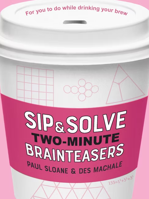 Sip & Solve Two-Minute Brainteasers Book | EurekaPuzzles