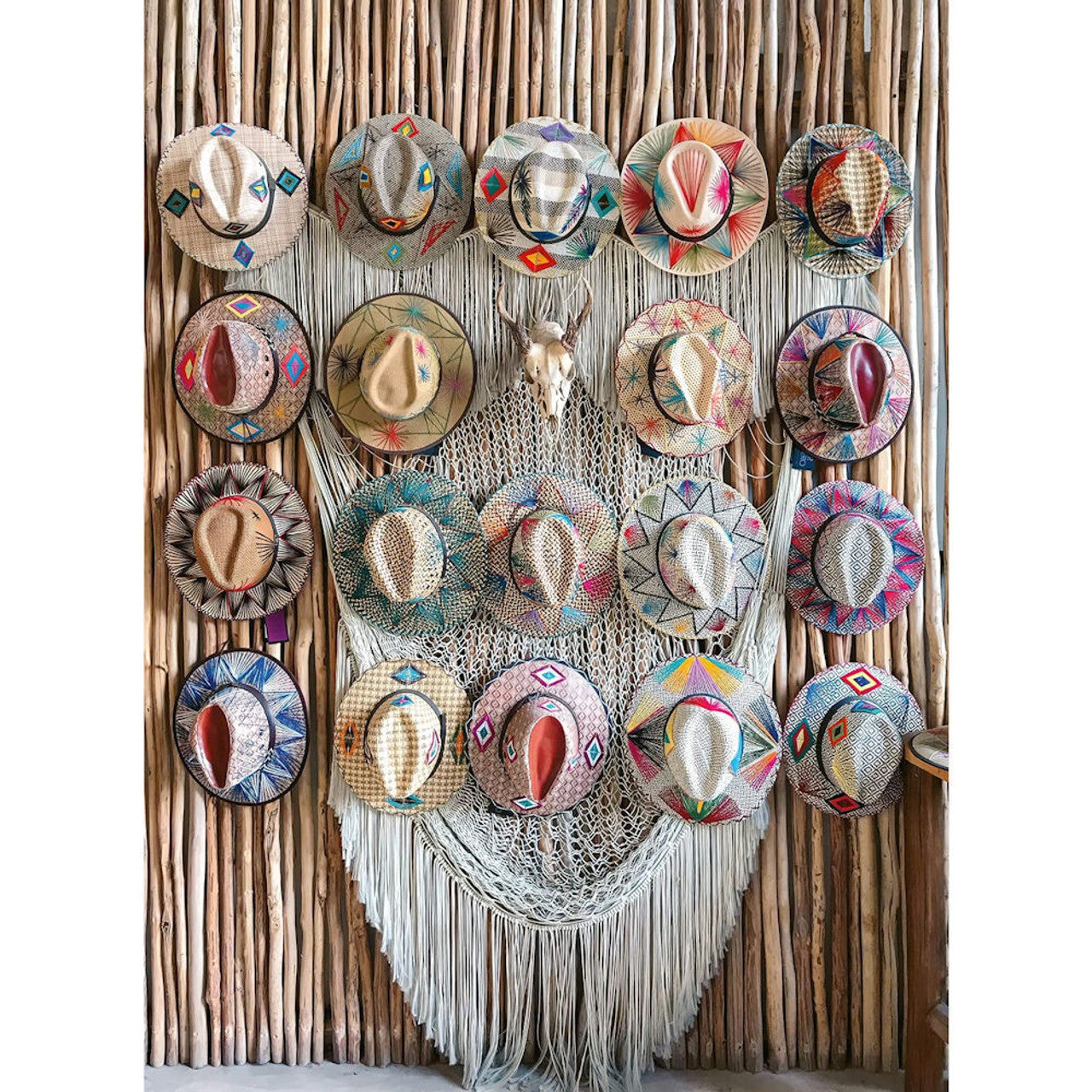 Hats of Mexico Jigsaw Puzzle by Blanc Puzzles | EurekaPuzzles