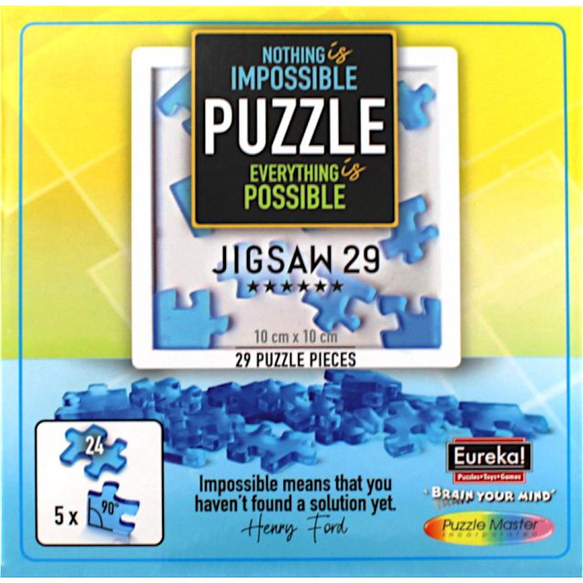 Impossible Jigsaw 29 by Hanayama - Mechanical Puzzle | EurekaPuzzles