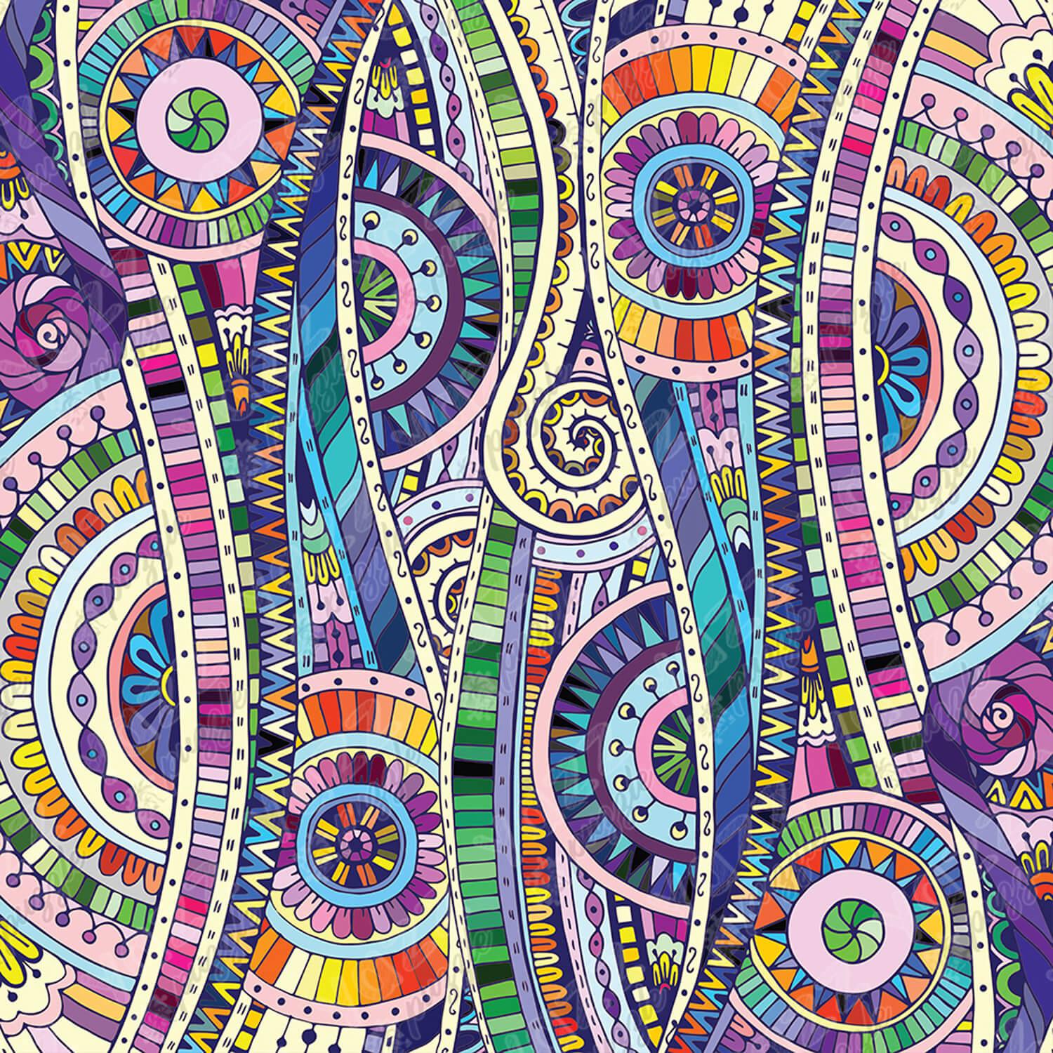 GEOMETRIC MOSAIC | EurekaPuzzles