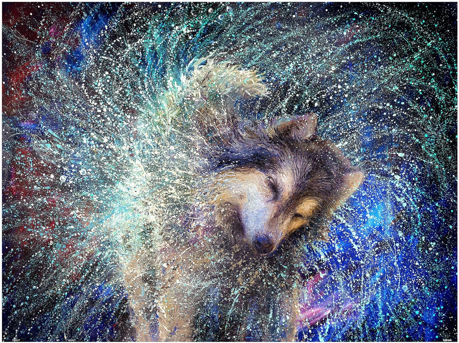 Iris Scott - Shaking Husky | EurekaPuzzles