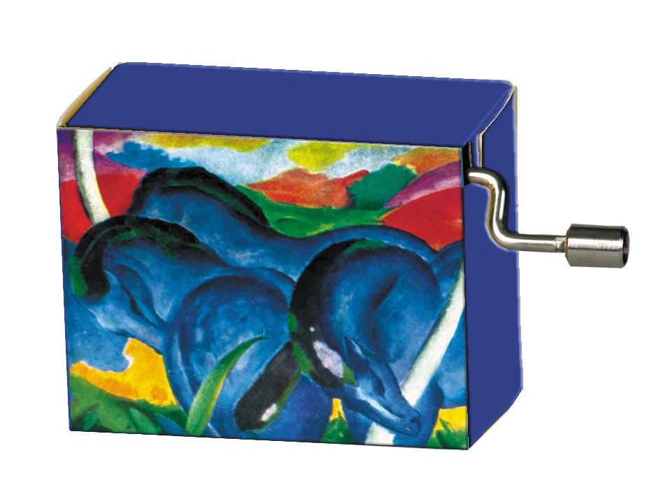 Franz Marc Blue Horses Music Box by Fridolin | EurekaPuzzles