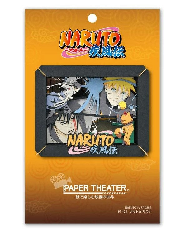 Paper Theater Naruto & Sasuke DIY Kit by Ensky | EurekaPuzzles
