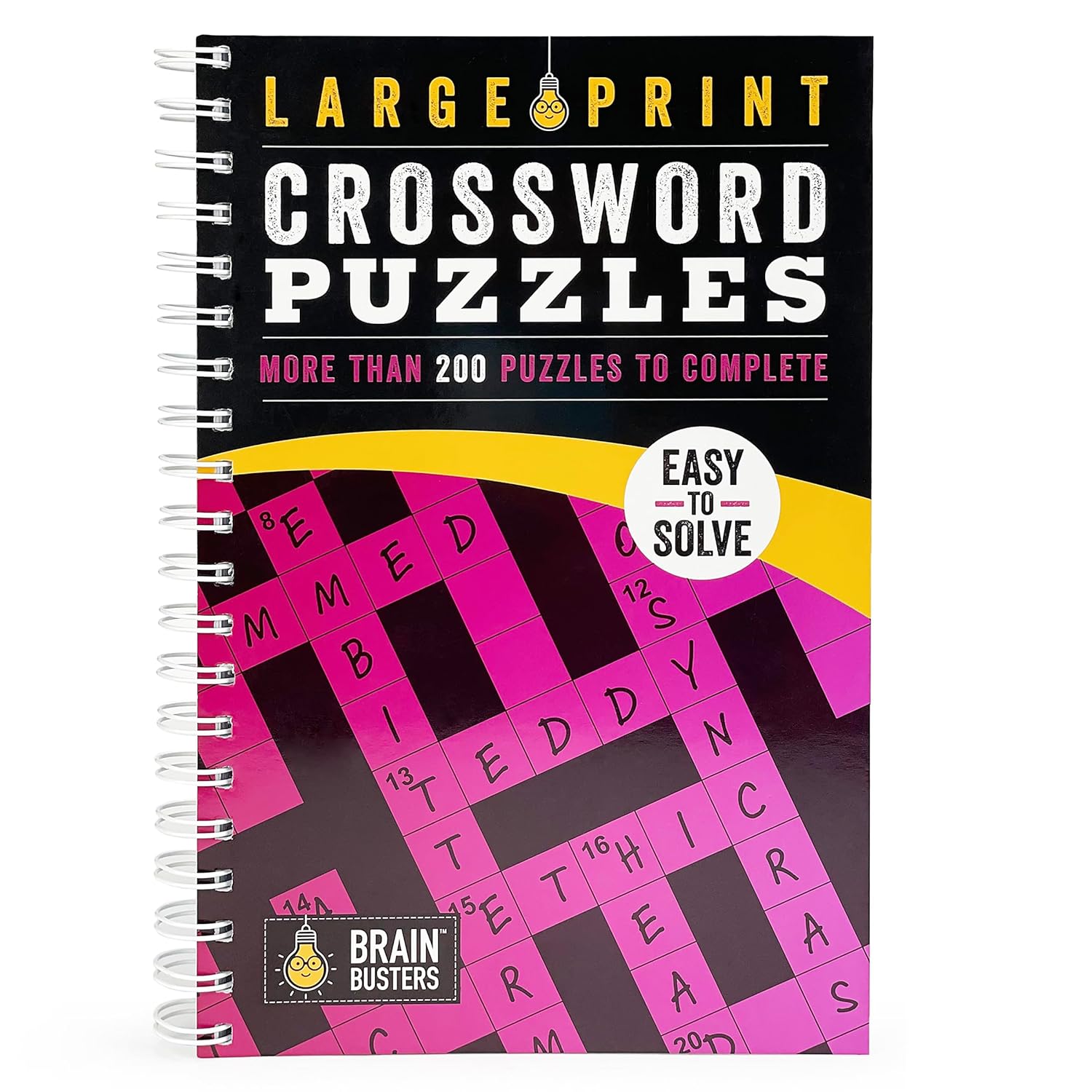Large Print Crossword Puzzle Book - Easy & Fun | EurekaPuzzles