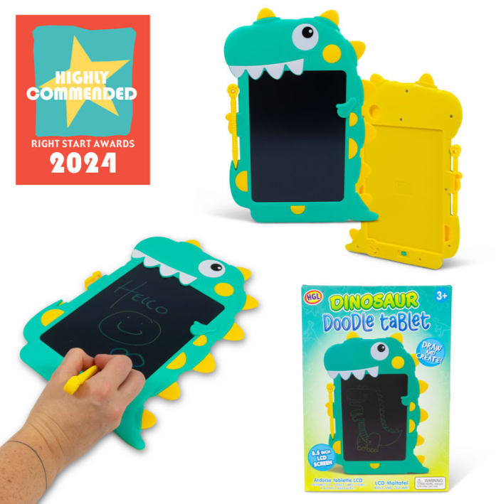 Dinosaur LCD Drawing Tablet by One for Fun | EurekaPuzzles