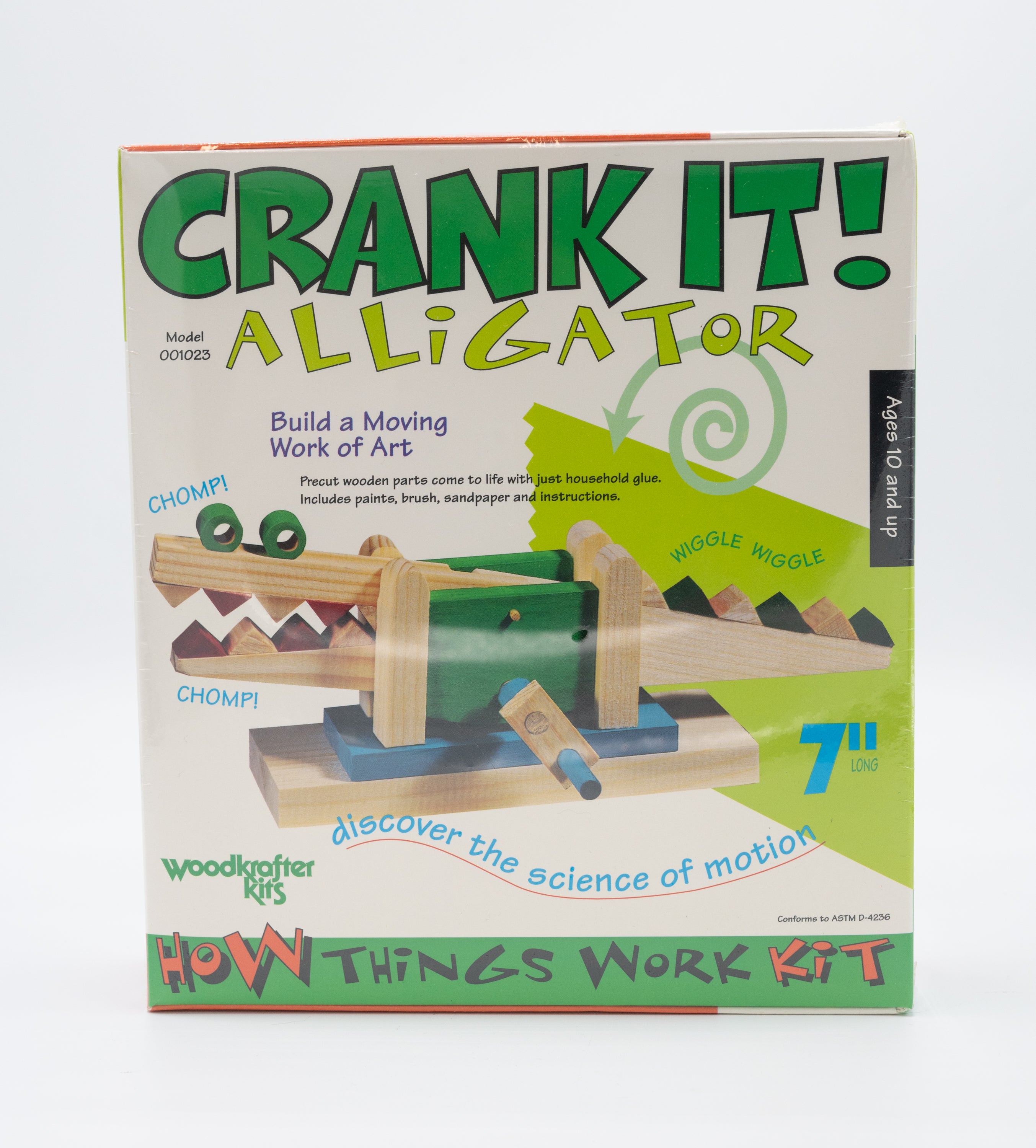 Crank It Alligator DIY Kit - Fun Science Project | EurekaPuzzles