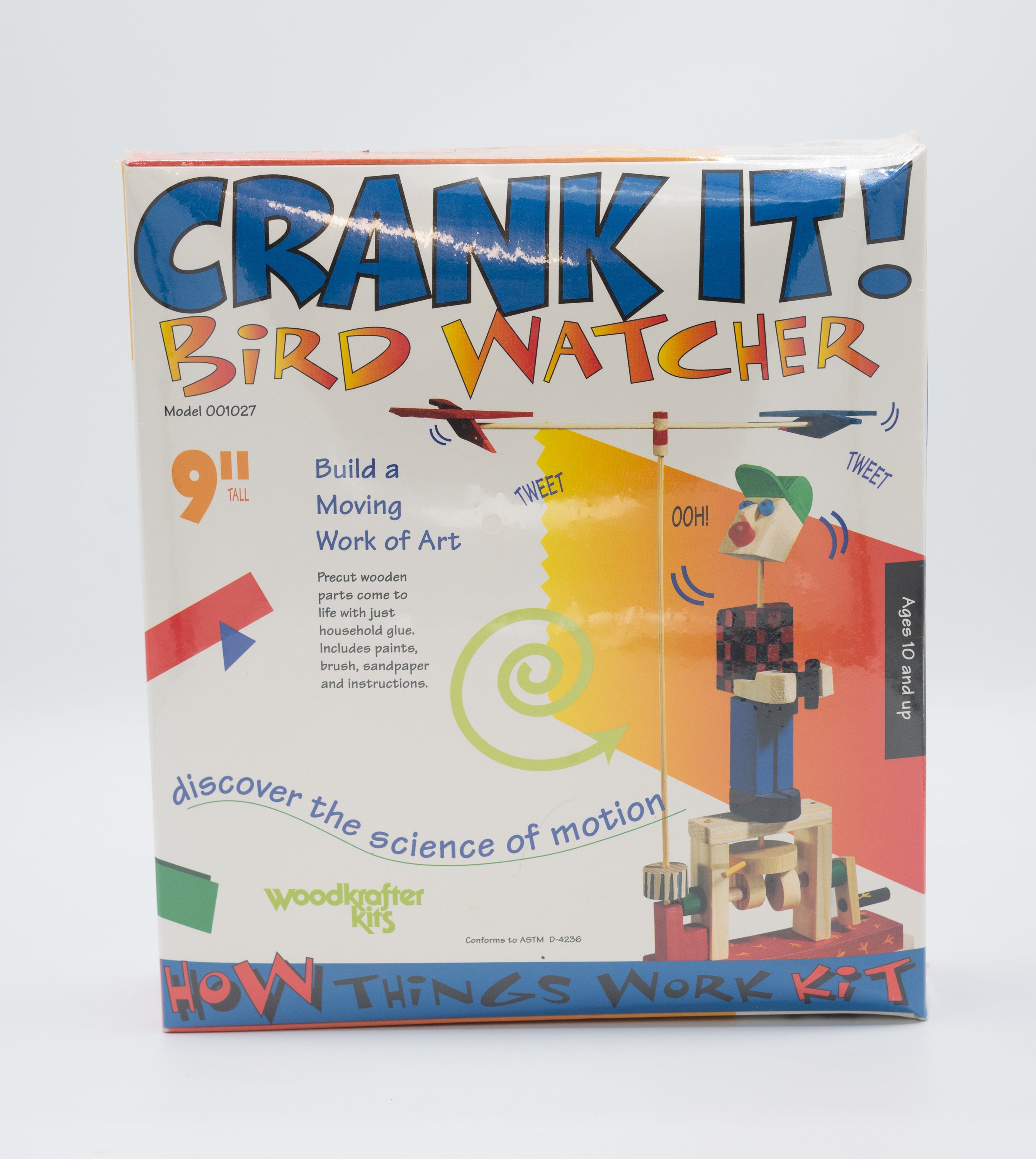 Crank It Bird Watcher DIY Kit - Fun & Creative Project | EurekaPuzzles