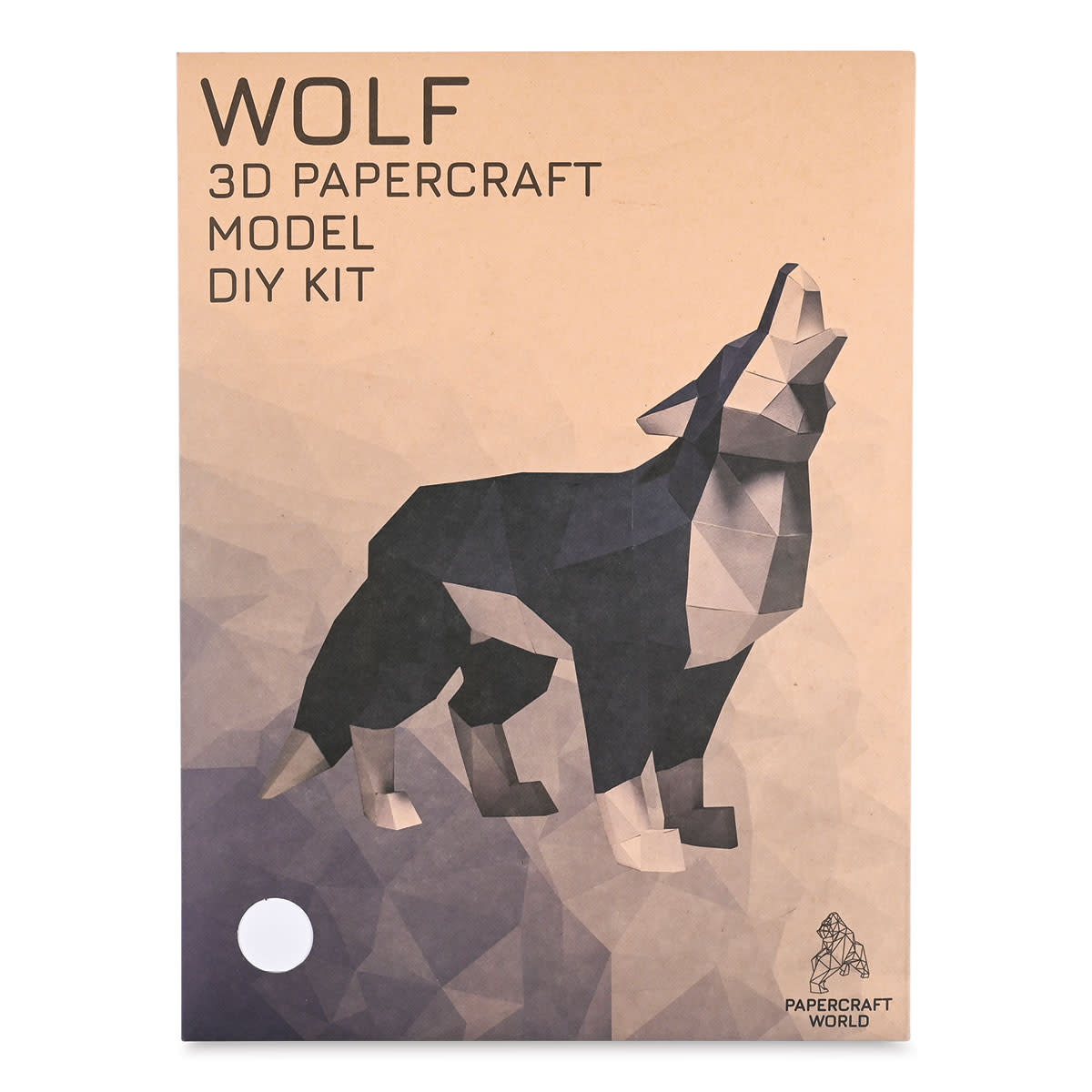 Wolf 3D Papercraft Model DIY Kit | EurekaPuzzles