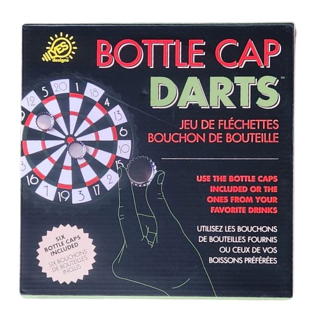 Magnetic Bottle Cap Darts | EurekaPuzzles