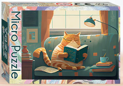 Micro CAT & BOOK | EurekaPuzzles