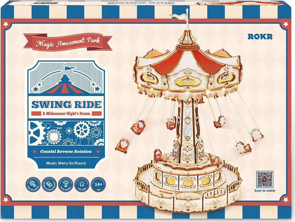 Swing Ride DIY Model | EurekaPuzzles