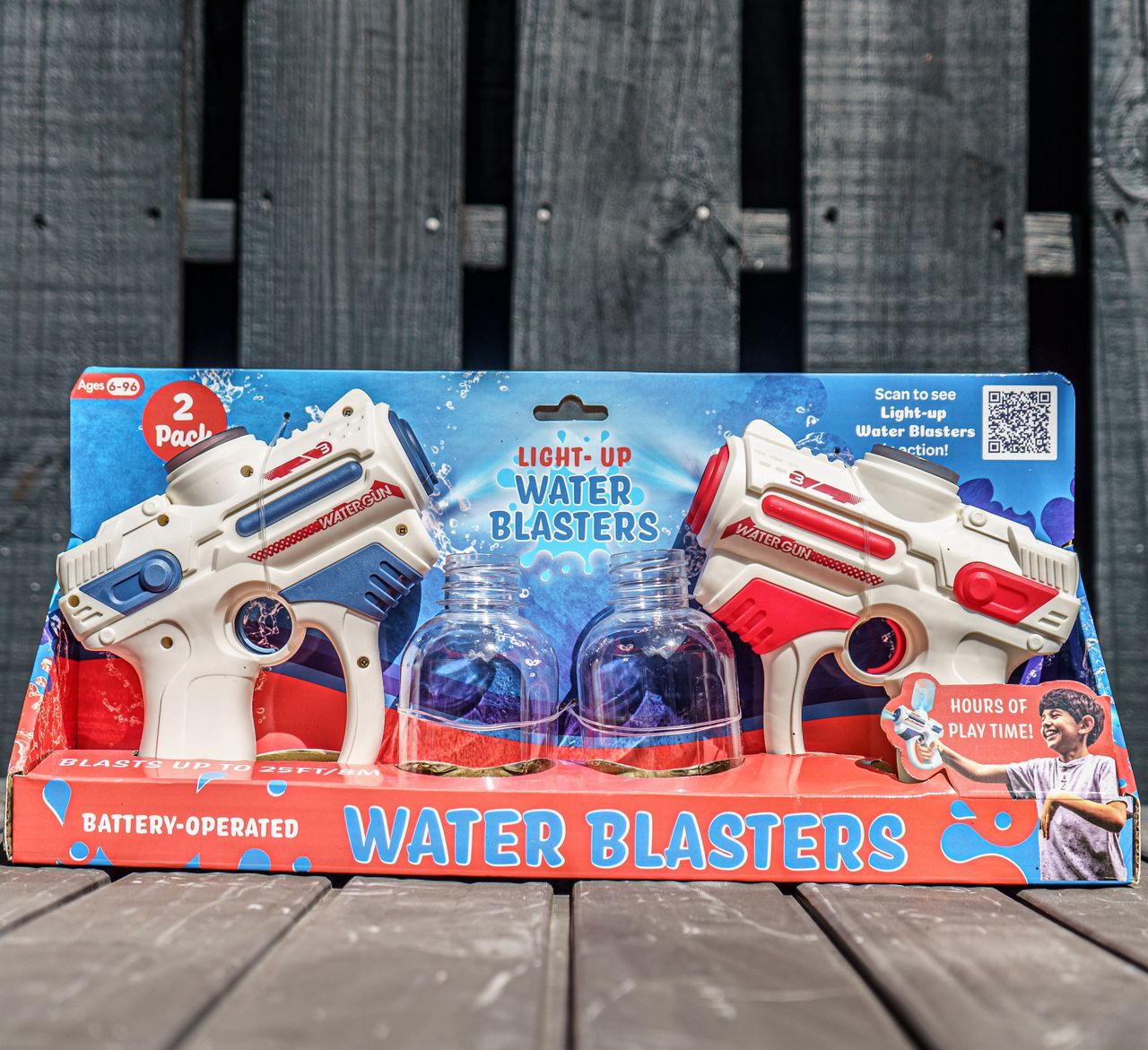 Light-Up Water Blasters 2pk | EurekaPuzzles