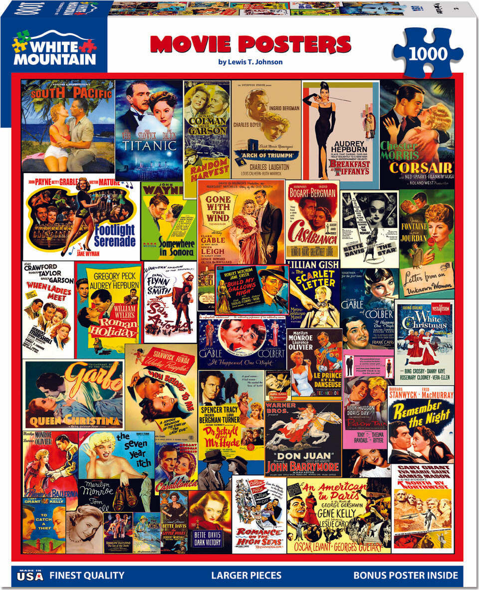 Movie Posters Jigsaw Puzzle | EurekaPuzzles