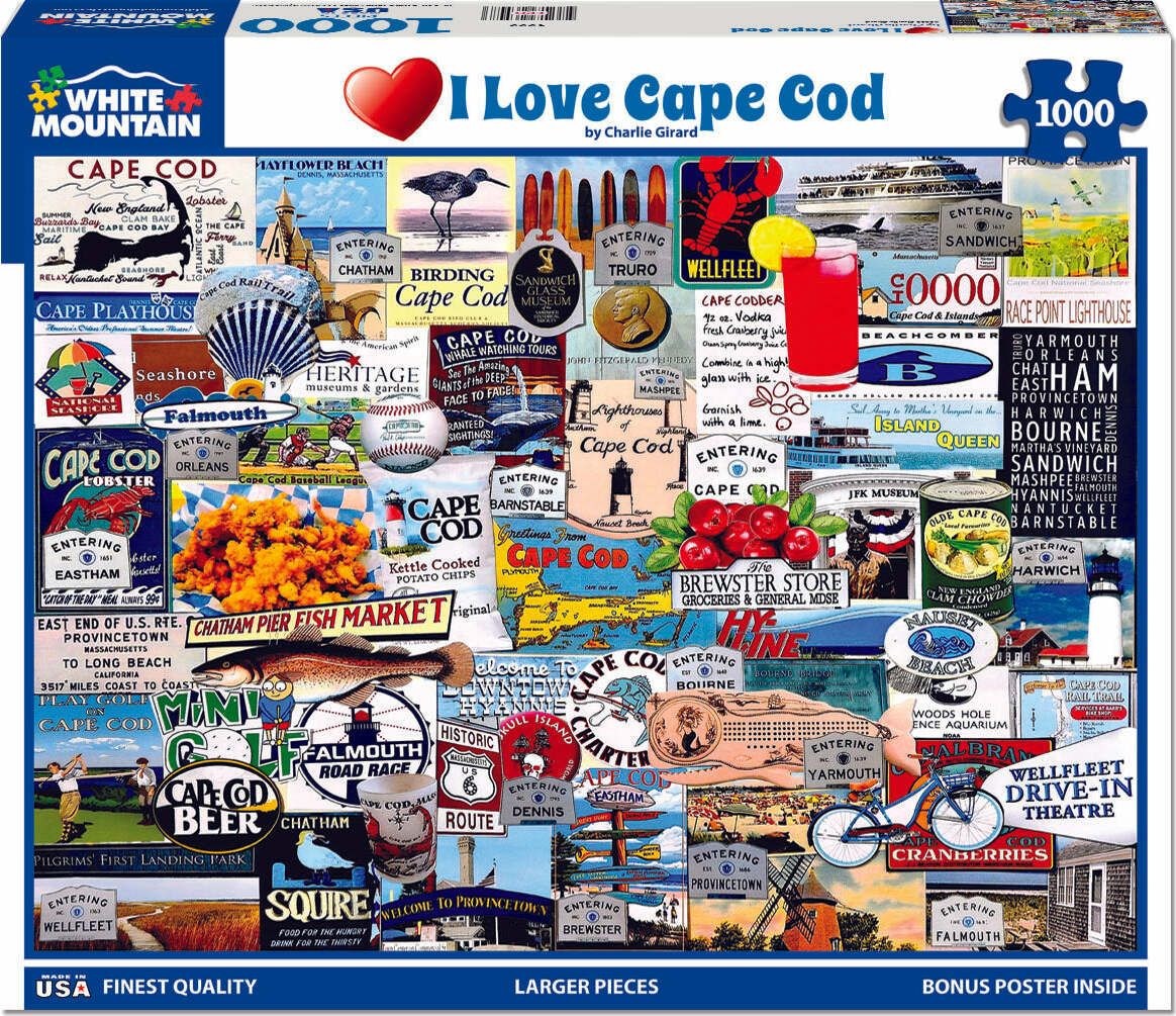 I Love Cape Cod Jigsaw | EurekaPuzzles