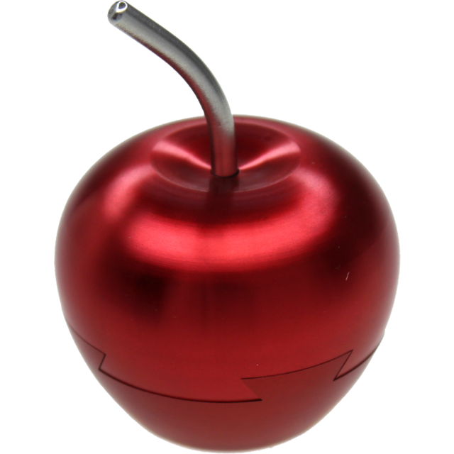 Red Apple Aluminum Mechanical Puzzle | EurekaPuzzles
