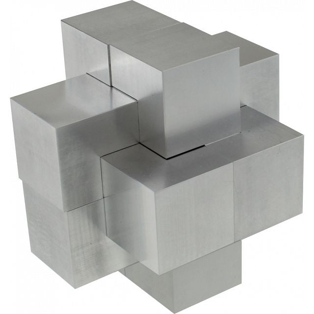 Aluminum Burr - 10 Moves Mechanical Puzzle | EurekaPuzzles