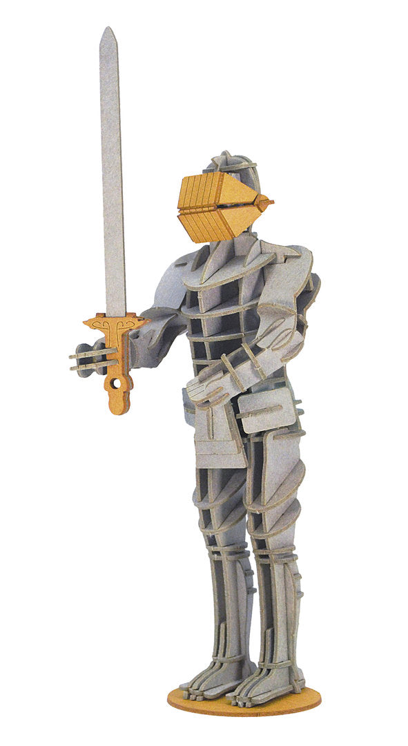 3D Paper Model Knight DIY Kit by Fridolin | EurekaPuzzles