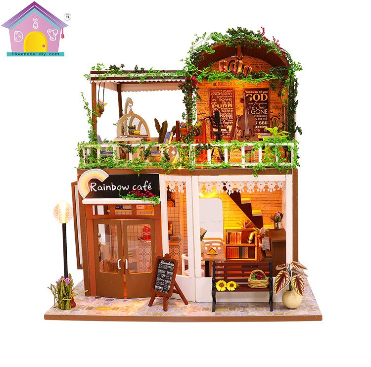 Rainbow Cafe DIY Kit for Creative Building Fun | EurekaPuzzles