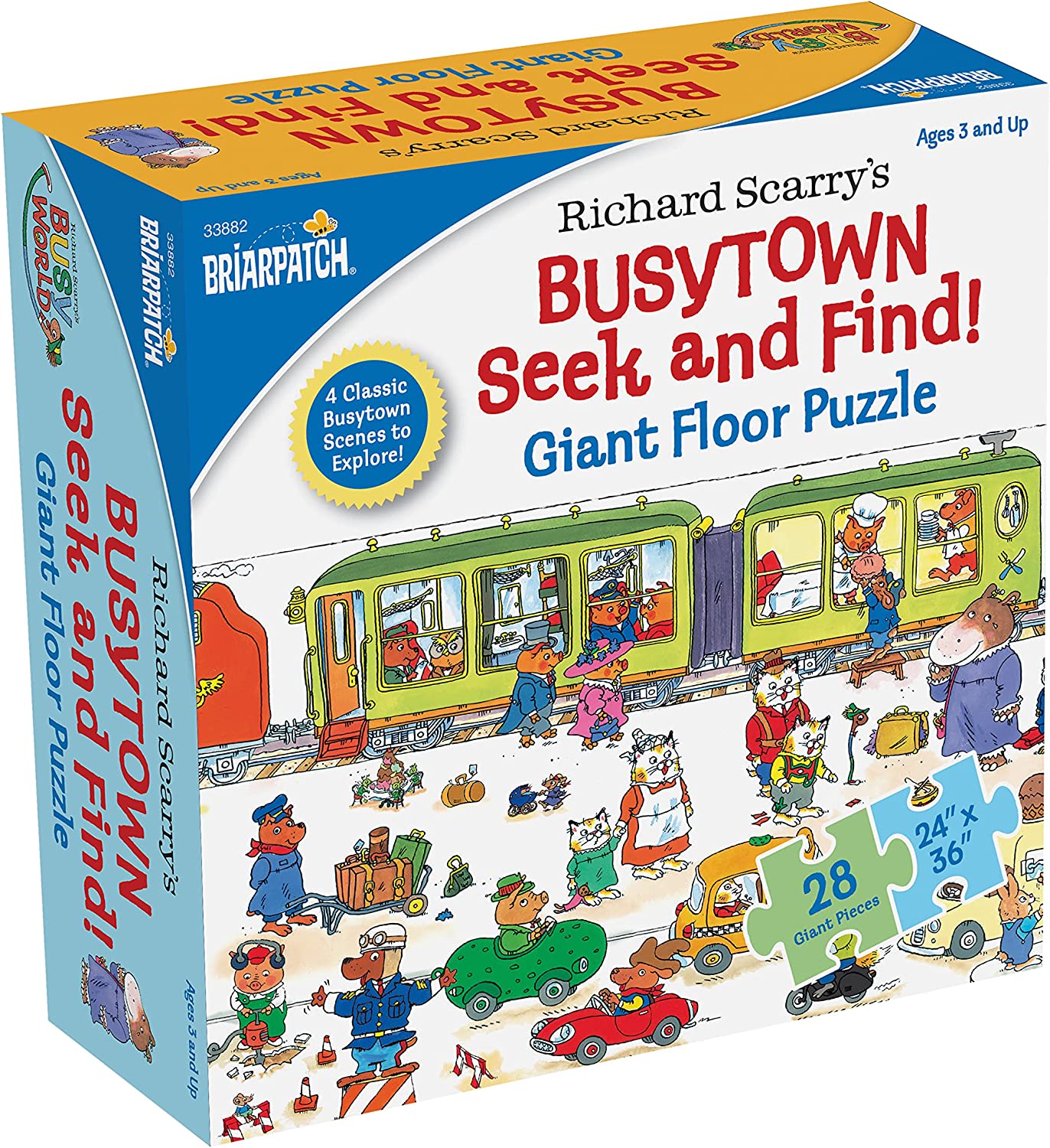 Busytown Floor Puzzle Seek and Find | EurekaPuzzles