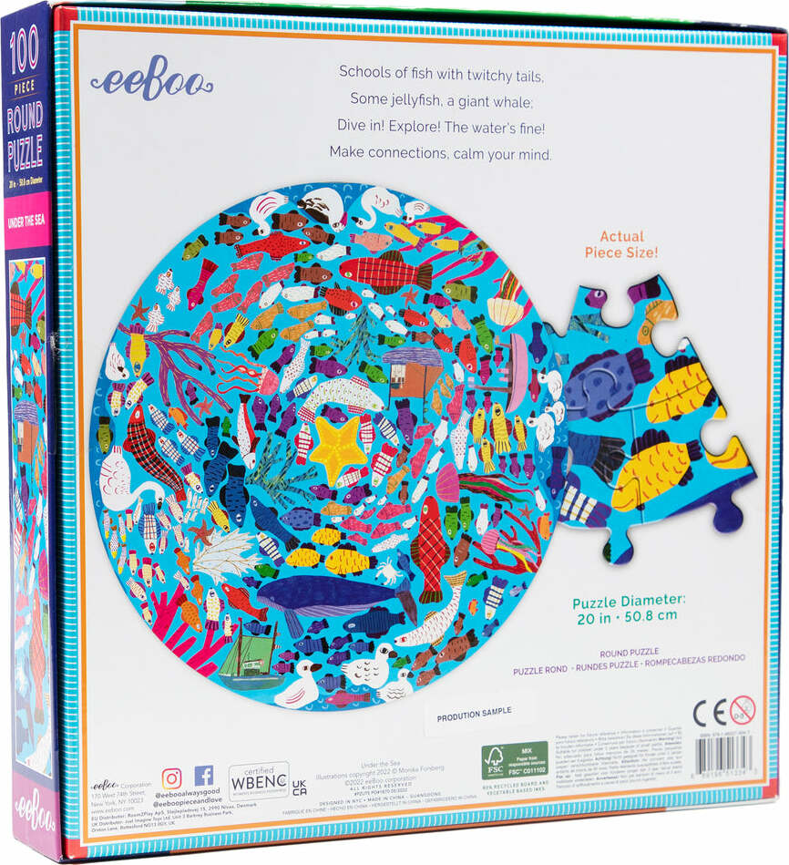 Under the Sea Round Puzzle | EurekaPuzzles
