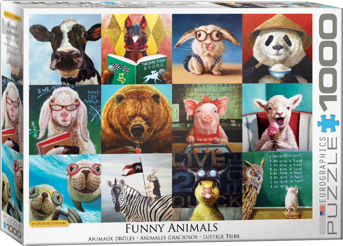 Funny Animals Jigsaw Puzzle by Eurographics | EurekaPuzzles