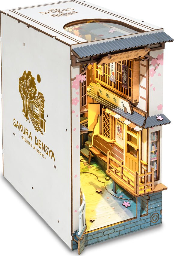 Sakura Tram DIY Book Nook | EurekaPuzzles