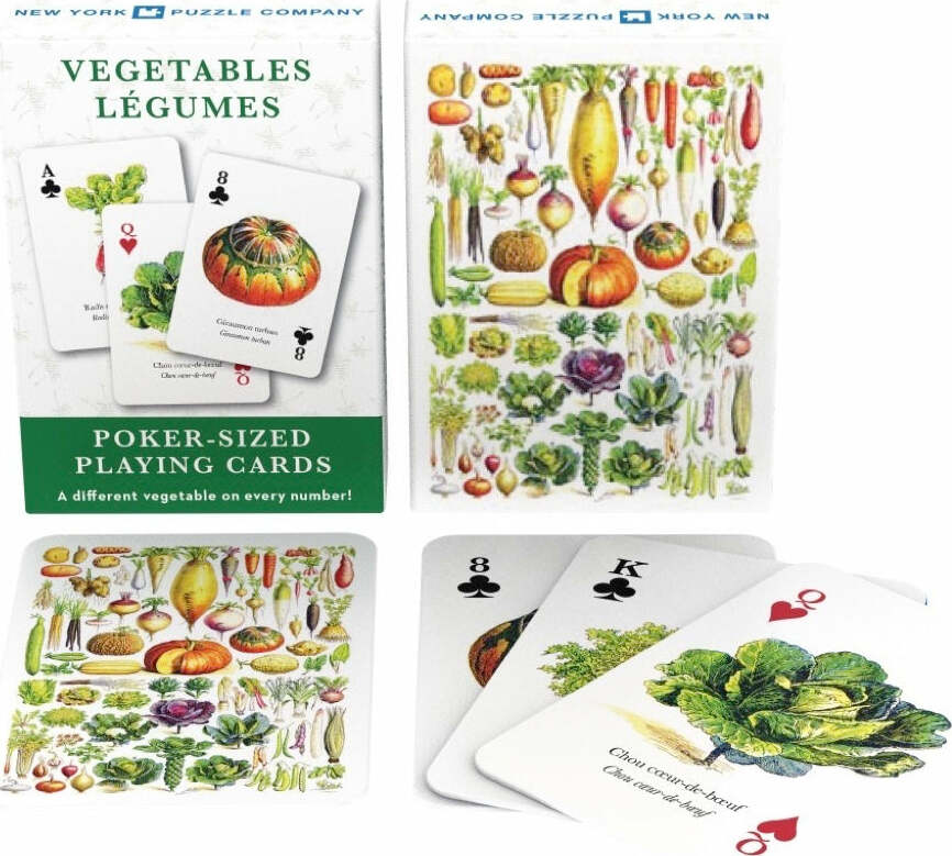 Vegetable Playing Cards | EurekaPuzzles