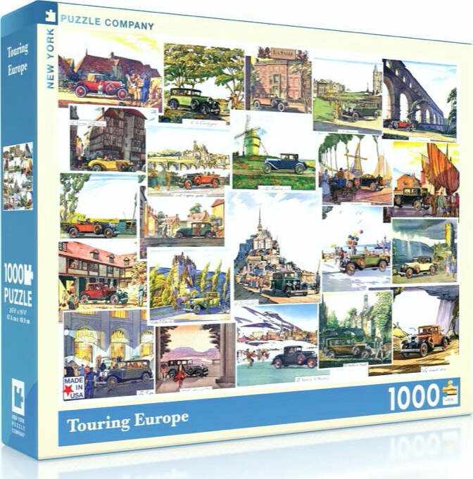 Touring Europe Puzzle (1000pc) | EurekaPuzzles